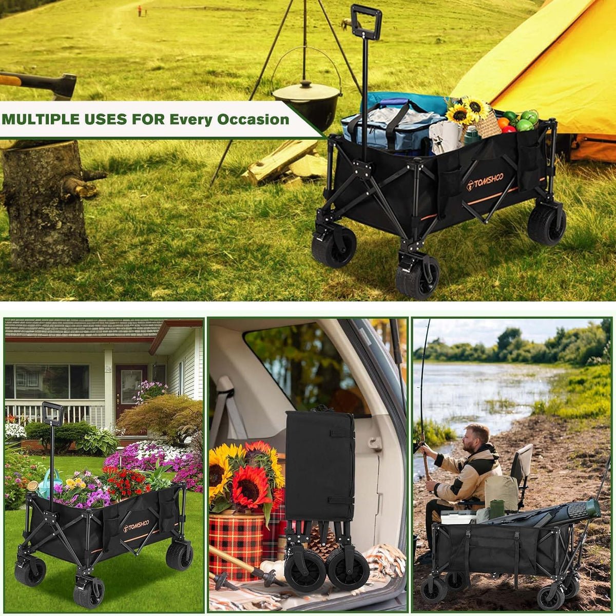 Collapsible Folding Wagon – TOMSHOO